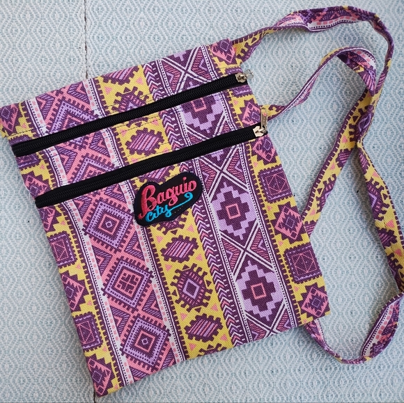 Baguio City | Bags | Baguio City Purple Canvas Crossbody | Poshmark